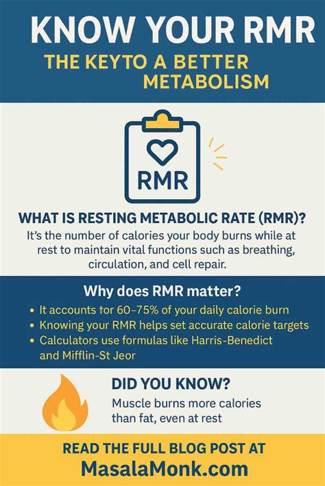 Resting Metabolic Rate Rmr Calculator Masala Monk