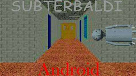 Subterbaldi In Baldis Basics Baldi V143 Android Mod Youtube