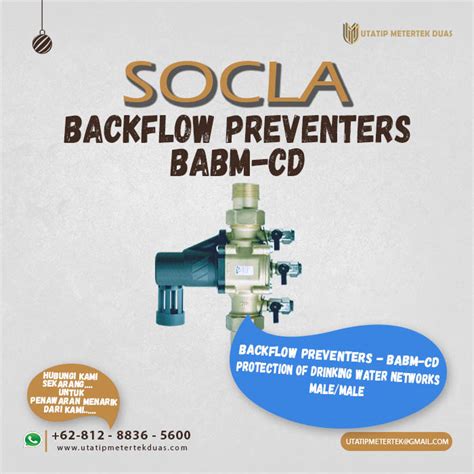 Backflow Preventers Babm Cd Valve Socla Utatip Metertek Duas