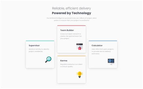 Frontend Mentor 10 Four Card Feature Section Coding Challenge Solution