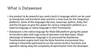 Data Weave Mulesoft Pptx