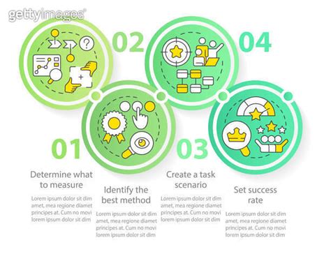 Conduct Website Usability Testing Circle Infographic Template 이미지 1430937768 게티이미지뱅크