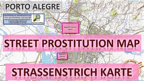 Street Prostitution Map Of Porto Alegreand Braziland With Indication Where