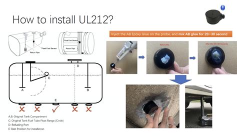 Ultrasonic Diesel Rs232 Gps Tracker Accessories Level Tank Fuel Sensor For Truck
