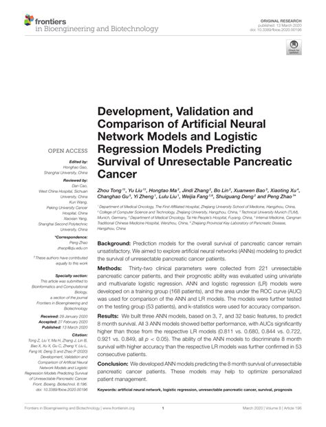 pdf development validation and comparison of artificial neural
