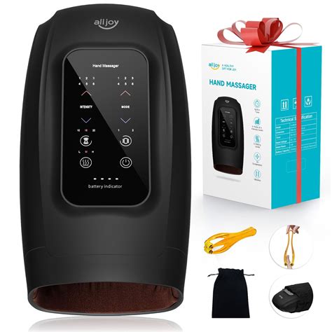 Alljoy Rechargeable Hand Massager For Arthritis Carpal Tunnel Relief 6 Levels Pressure Point