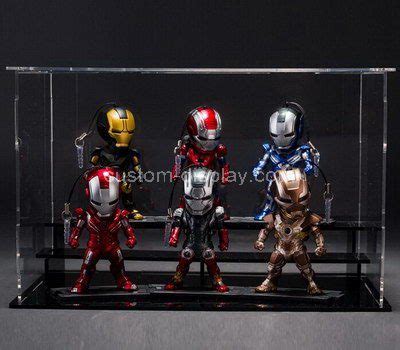 Custom Design Narrow Clear Acrylic Display Case Perspex Display Box