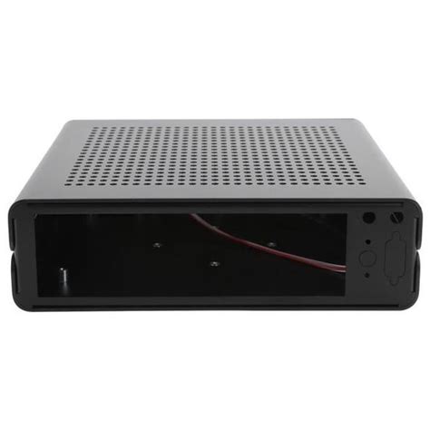 Duokon Htpc Itx G60s Châssis Htpc Boîtier Mini‑itx Dalimentation Dc‑atx Tout En Aluminium Pour