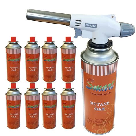 Butane Gas Blow Torch With Gas Cartridges Welding Bbq Soldering Brazing