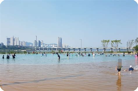 서울 한강 야외수영장 잠실 자연형 물놀이장 개장 및 이용시간 요금 길찾기 정보