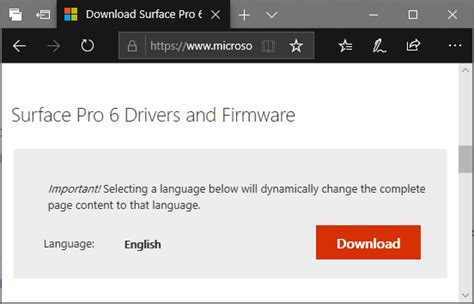 how to download and install the latest surface pro 6 drivers and
