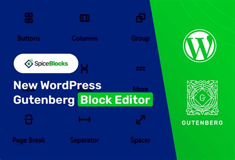 Wordpress Gutenberg Block Editor Spice Blocks