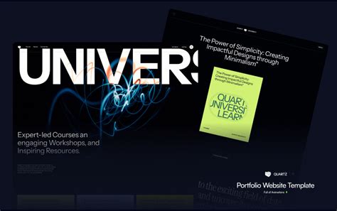 Quartz Portfolio Html5 Responsive Website Template