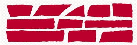 빨간 종이 찢어진 찢어진 가장자리 스트립 조각 벡터 찢어진 페이지입니다 찢어진 시트 요소 격리된 파쇄 조각 스크랩북 빈 헤더