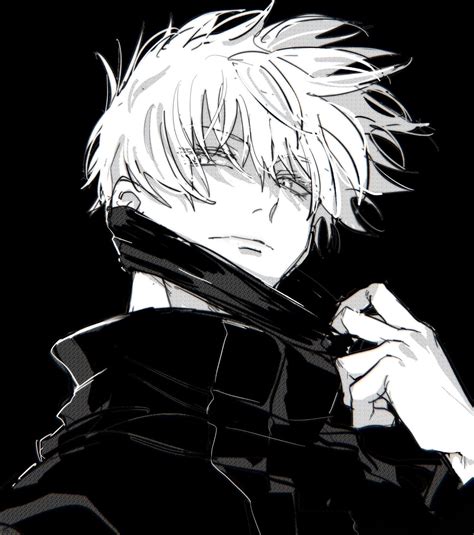 Gojo Black And White