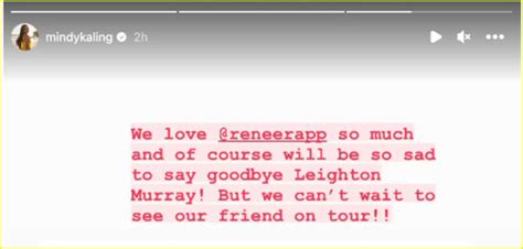 Mindy Kaling Speaks Out About Reneé Rapp Leaving ‘the Sex Lives Of College Girls Max Mindy