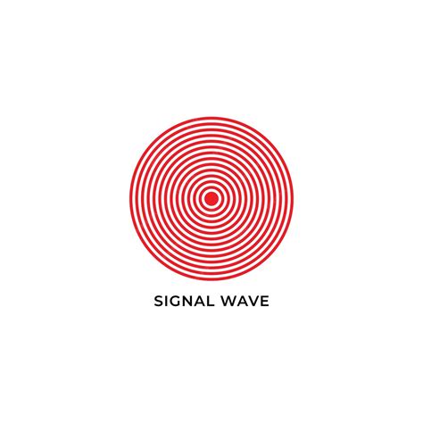 Premium Vector Wave Propagation Vector Illustration Isolated On White