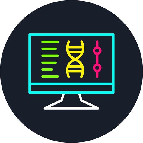 Dna Computing Line Multi Color Design 54245298 Vector Art At Vecteezy