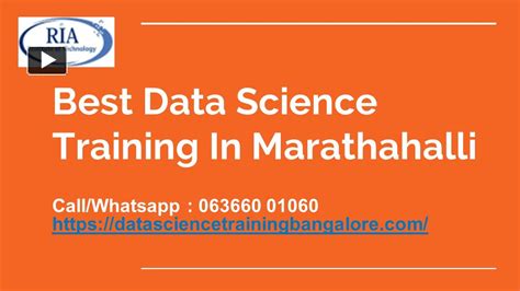 Ppt Best Data Science Training In Marathahalli Powerpoint