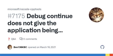 Debug Continue Does Not Give The Application Being Debugged Focus · Microsoft Vscode Cpptools