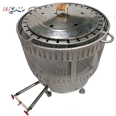 خرید و قیمت تنور گازی استوانه ای پخت نان سایز 60 یا تنور نان پز ایستاده بزرگ از غرفه گروه تولیدی