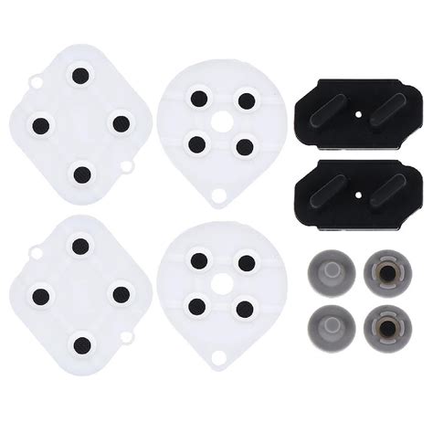 Amazon Com Controller Conductive Rubber Pad Silicone Adhesive Keys Button Pads Kit Repalcement