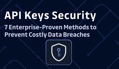 Api Key Security 7 Enterprise Proven Methods To Prevent Costly Data