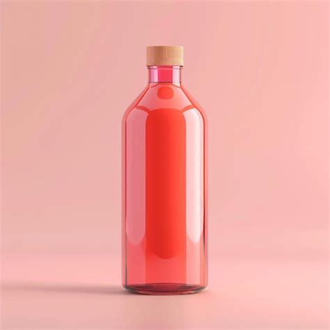 Premium Photo A Realistic Modern Bottle Design For The Product Mockup