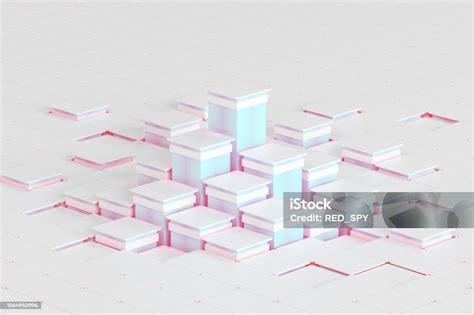 깨진된 구조와 추상 타일 배경입니다 3 차원 일러스트 레이 션 0명에 대한 스톡 사진 및 기타 이미지 0명 개발 기이함