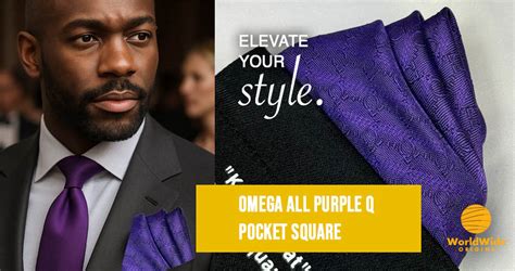 How To Style An Omega All Purple Q Pocket Square With Different Suits