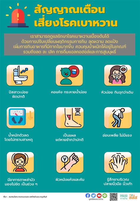 สัญญาณเตือนเสี่ยงโรคเบาหวาน ข้อมูลสุขภาพ มูลนิธิหมอชาวบ้าน