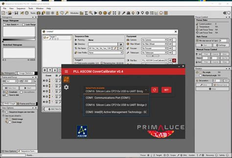 Controlling Giotto With Ascom Drivers And Third Party Softwares Primalucelab