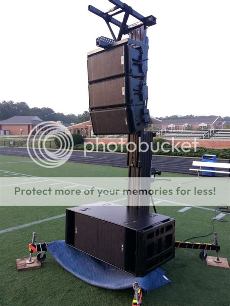Hanging JBL VRX LAP Using The VRX Array Frame And A Line Array Lift
