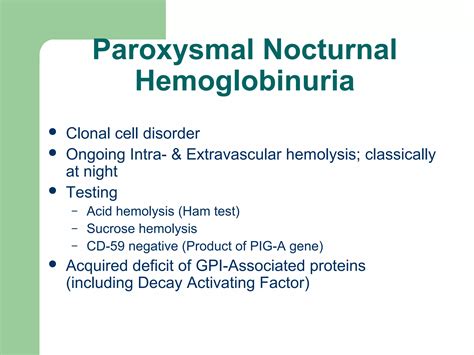 Hemolytic Anemia Cell Membrane Defect Ppt