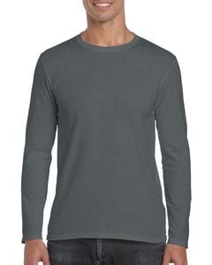 Gildan 64400 Softstyle Long Sleeve T Shirt White Needen Usa