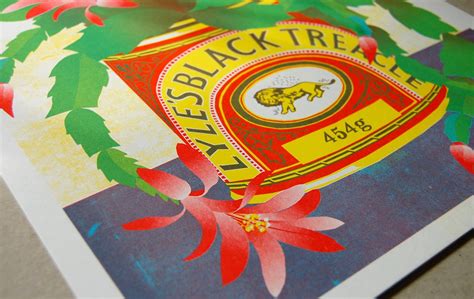 Black Treacle Tin A Risograph Print By Printer Johnson Artofit