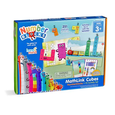 Numberblocks Mathlink Cubes 1 10 Math Activity Set Hand2mind Playwell Canada Toy Distributor