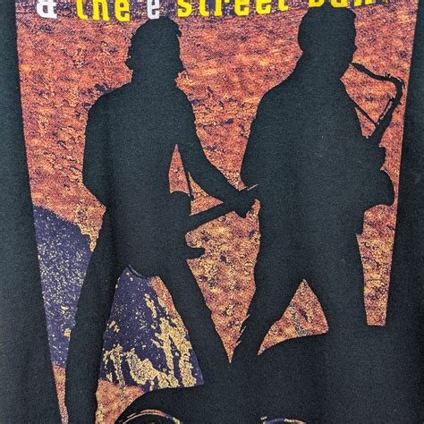 Vintage 1999 Bruce Springsteen T Shirt The E Street Band Tour Sold By