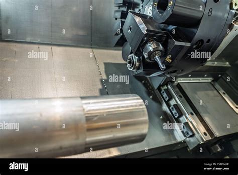 Cnc Machine The Cnc Lathe Machine Or Turning Machine Turning Numerical Control Machine With