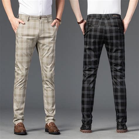 Limited Kl Stok ~ Men Casual Long Pants Fashion Relax Youth Trend Plaid 926 Shopee Malaysia