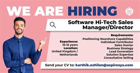 Om Karthik Ezhilan On Linkedin Note Aspiresystems Sales Itsales Newbusinessdevelopment