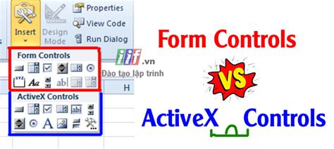 Sự Khác Nhau Form Controls Và Activex Controls Trong Excel Học Lập