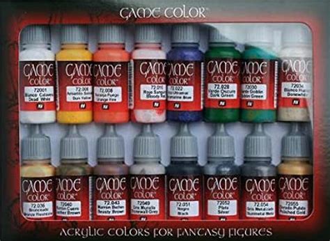 Vallejo Game Color Set 16 Colores De 17 Ml