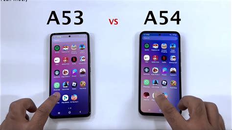 SAMSUNG A53 5G Vs A54 5G SPEED TEST YouTube