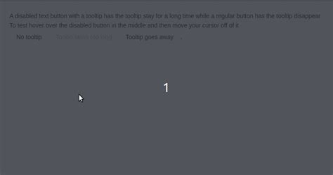 Tooltips For Disabled Text Buttons Stay Visible After Moving Mouse · Issue 34202 · Ant Design