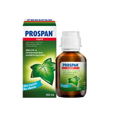 Prospan® Liquid Sirup Za Kašalj Sa Ukusom Mentola