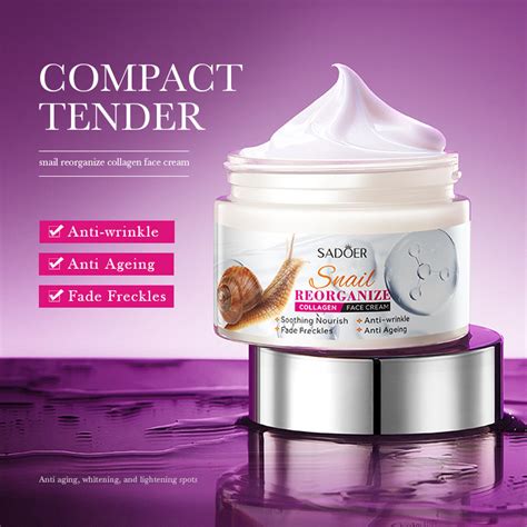 Snail Cream 50g Collagen Hydrating Moisturizing Cream Cross Border