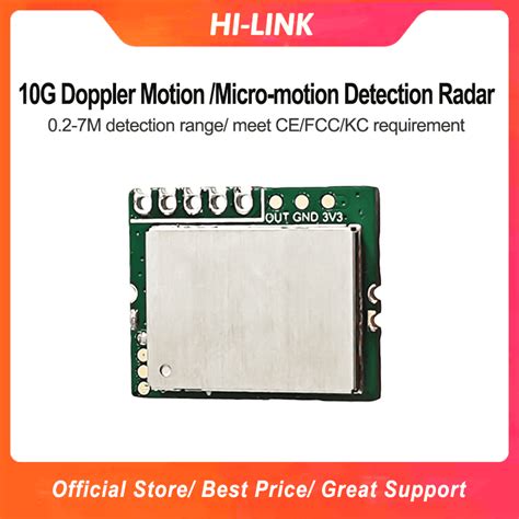24ghz Human Presence Body Induction Distance Detection Radar Sensor Module Support Gpio And Uart