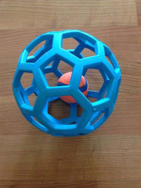Dog Hack Work A Chuckit Small Ball Inside A Jw Hol Ee Roller To Give