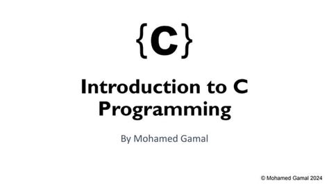 Introduction To C Programming Lecture 1 Pdf Programming Languages